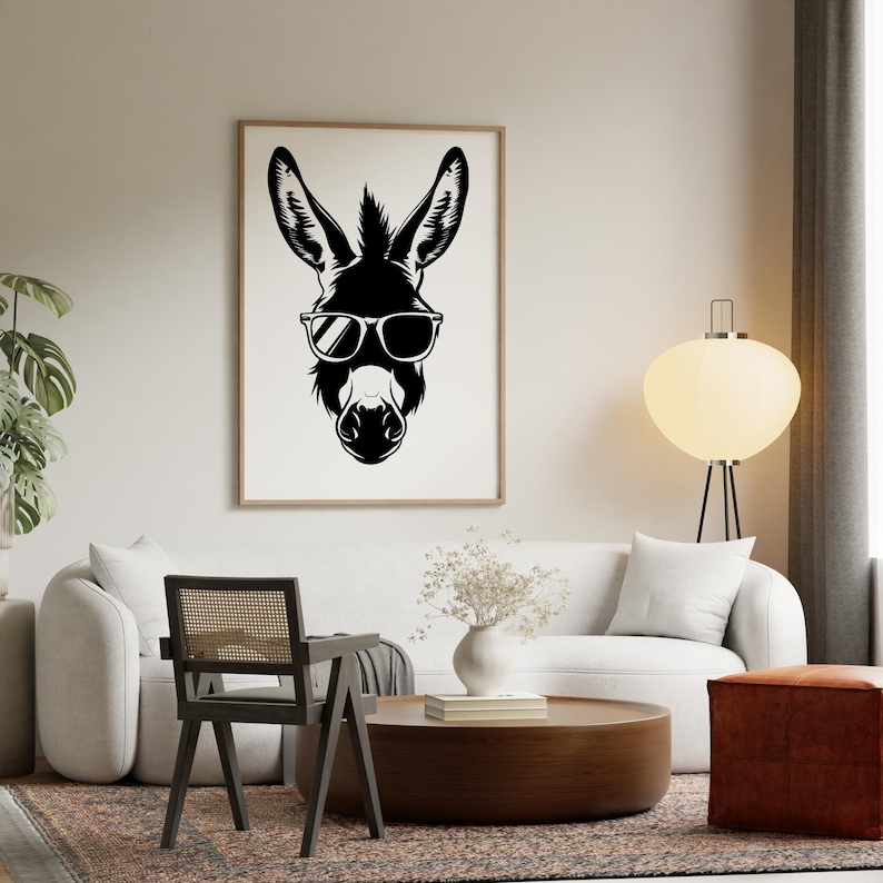 Donkey SVG Bundle, 300+ Cute Donkey SVG PNG, Funny Donkey Clipart, Farm ...
