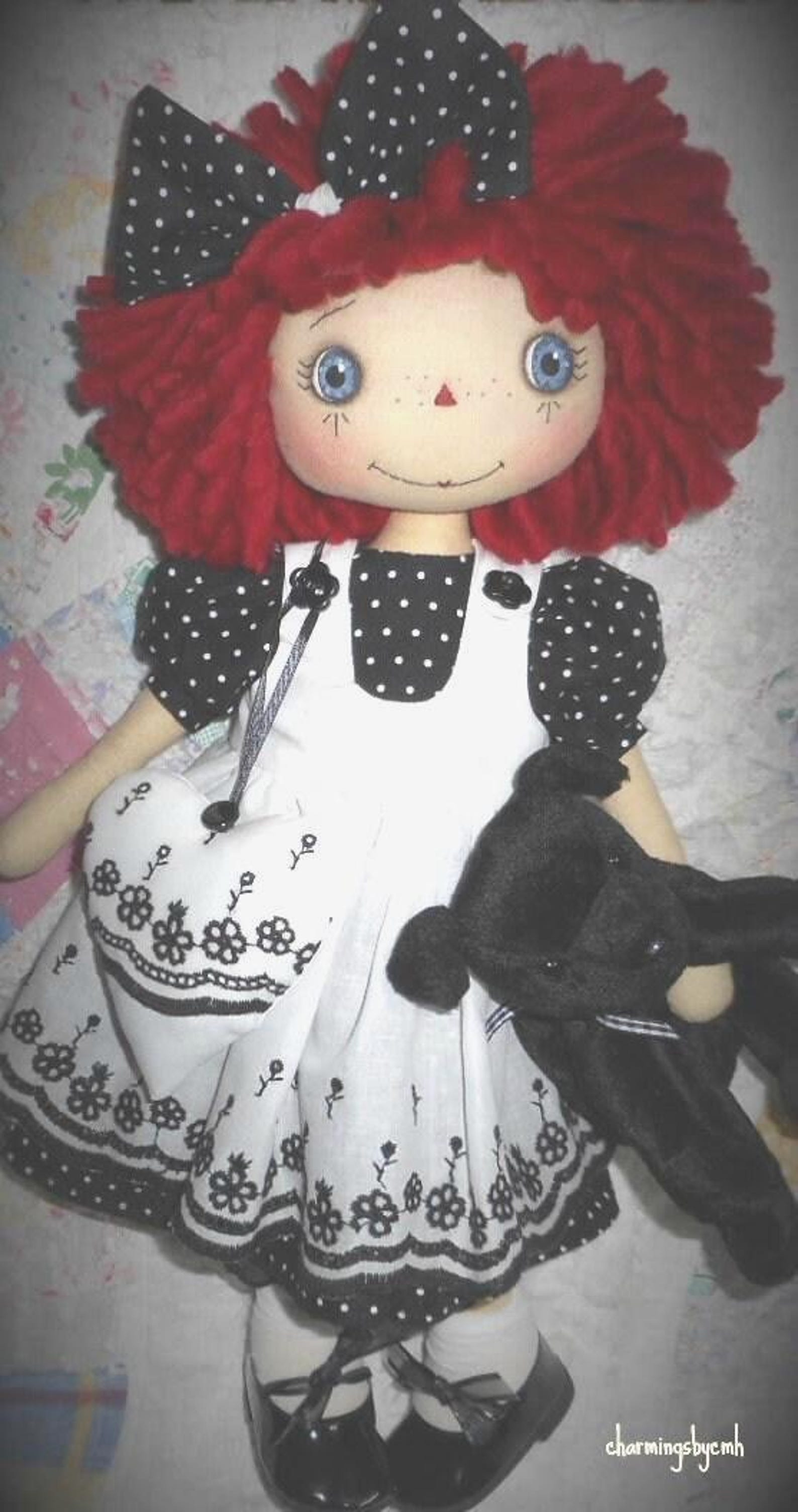 E-pattern 16 Inch Raggedy Ann Doll, Cloth Doll - Etsy