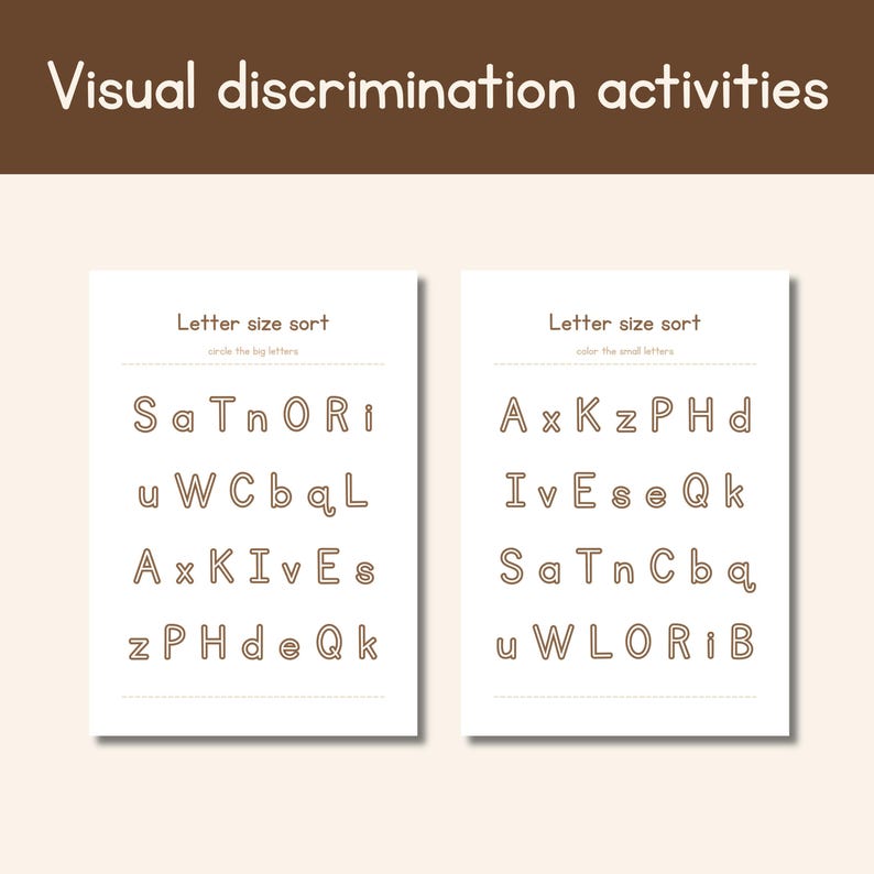 Alphabet Worksheets for Preschool (ages 3–5), Letter Tracing ...