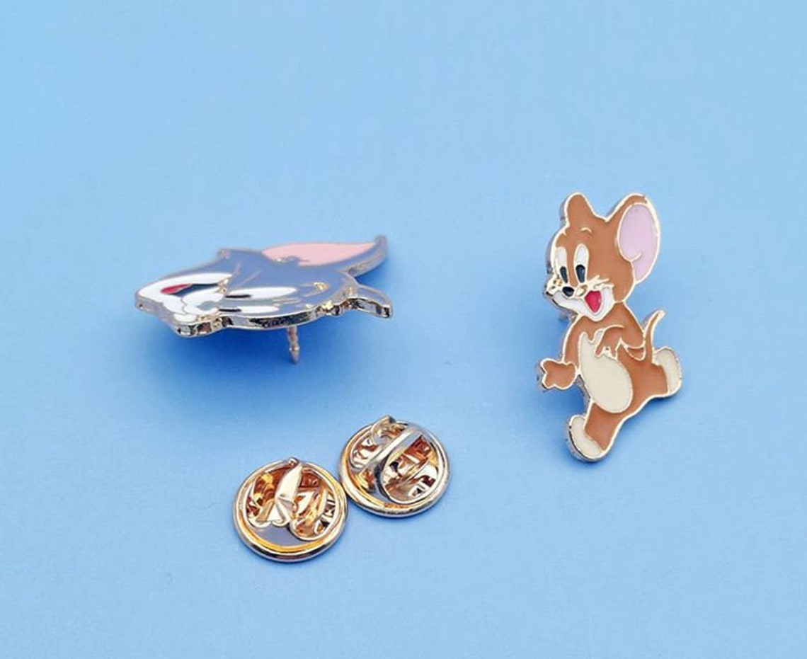 Tom and Jerry Brooch Pin - Etsy