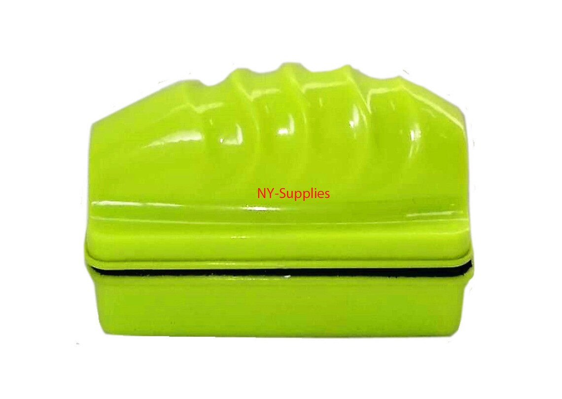 Green Aquarium Fish Tank Floating Magnetic Glass Cleaner Algae Brush ...