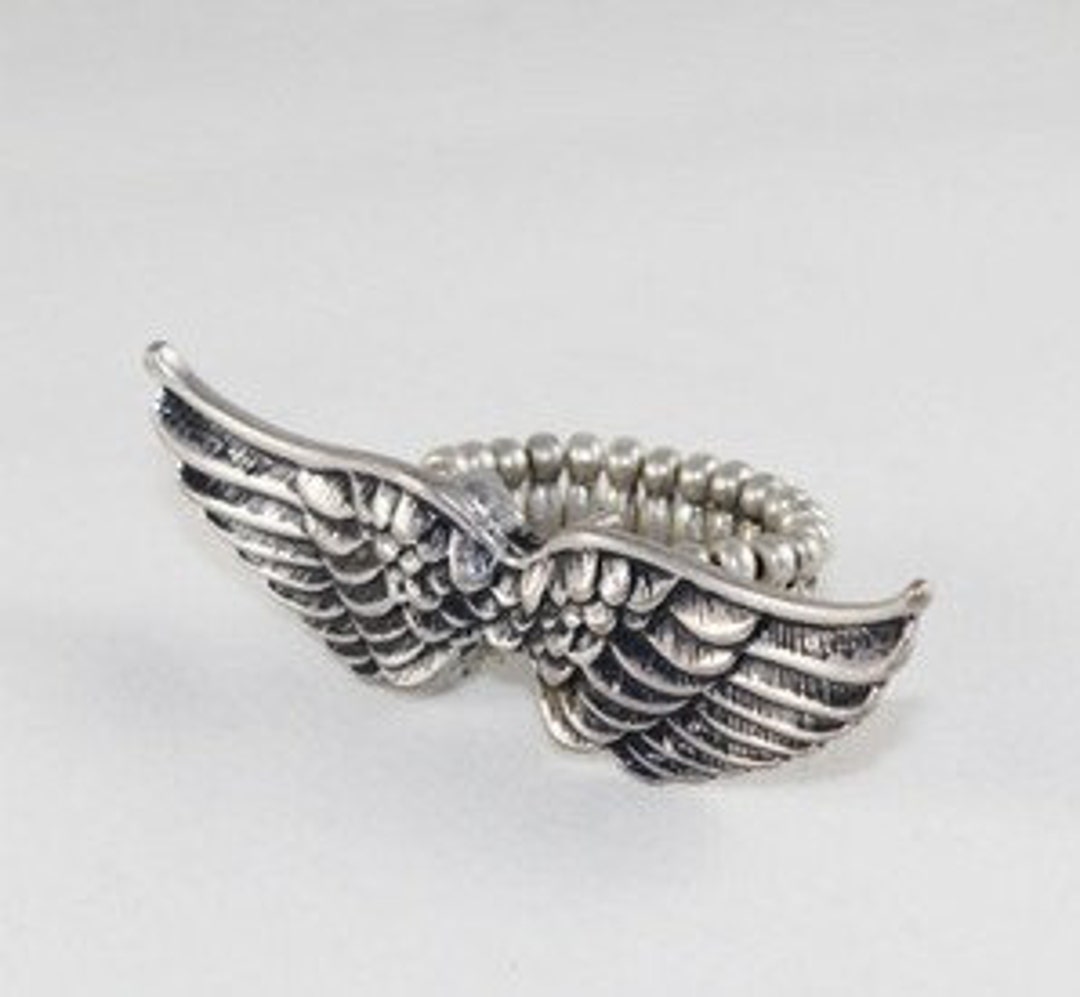 Angel Wings Ring - Etsy