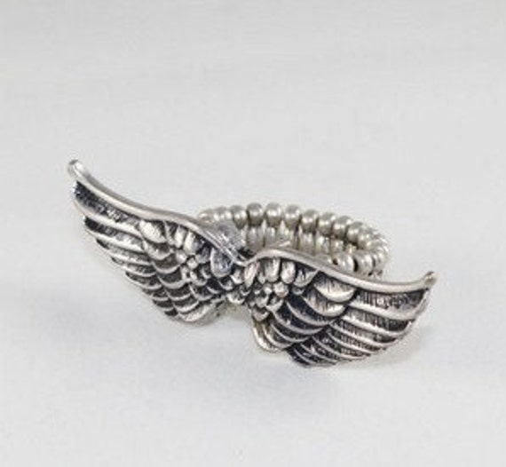 Angel Wings Ring | Etsy