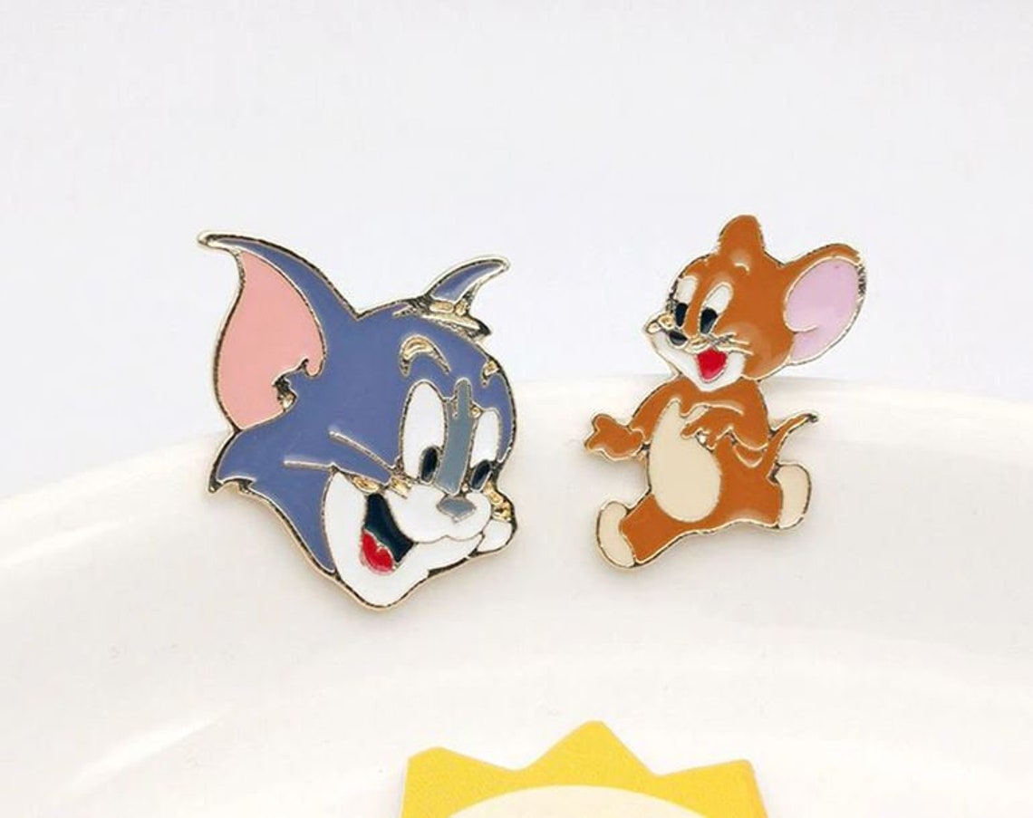 Tom and Jerry Brooch Pin - Etsy