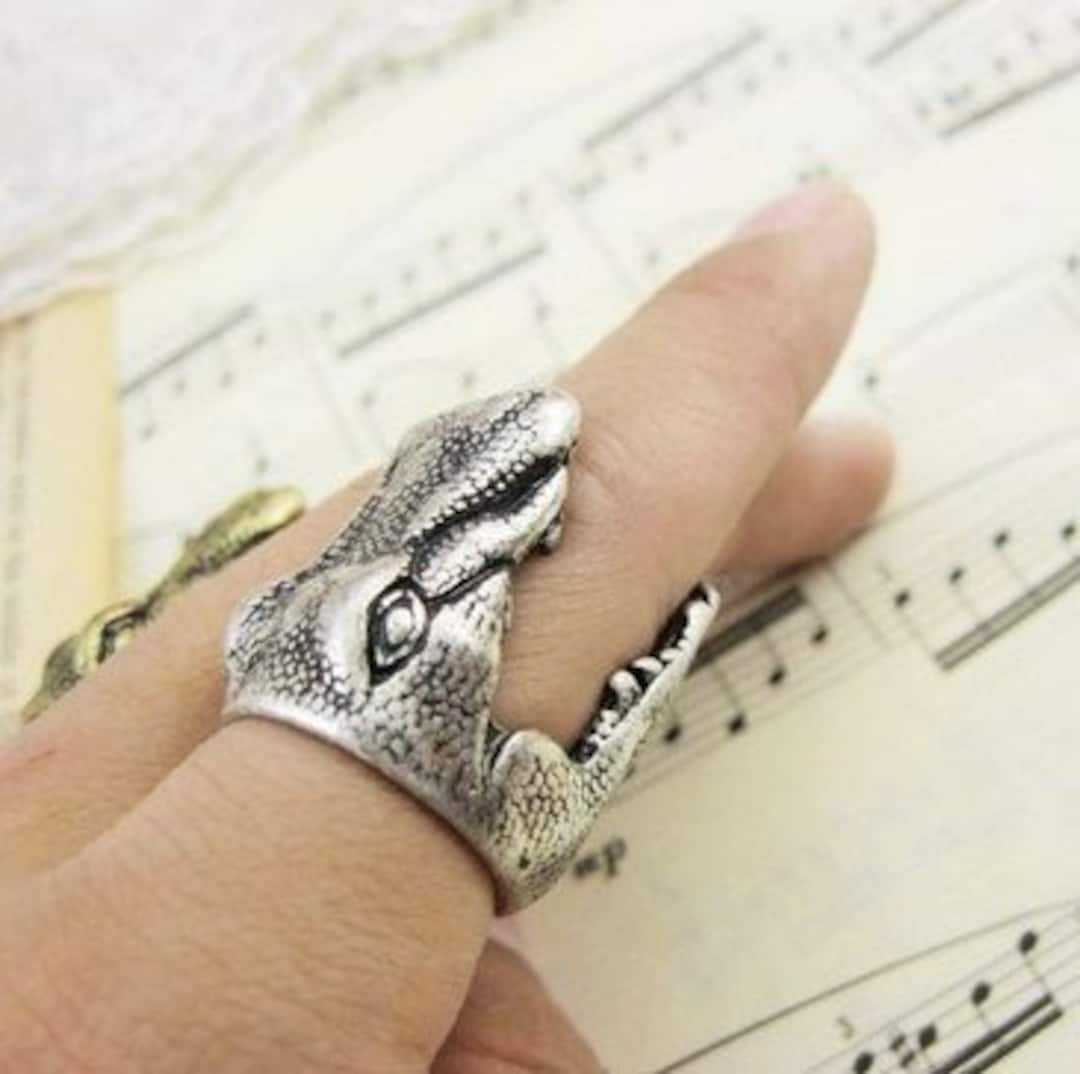 Crocodile Alligator Ring Size 7 - Etsy