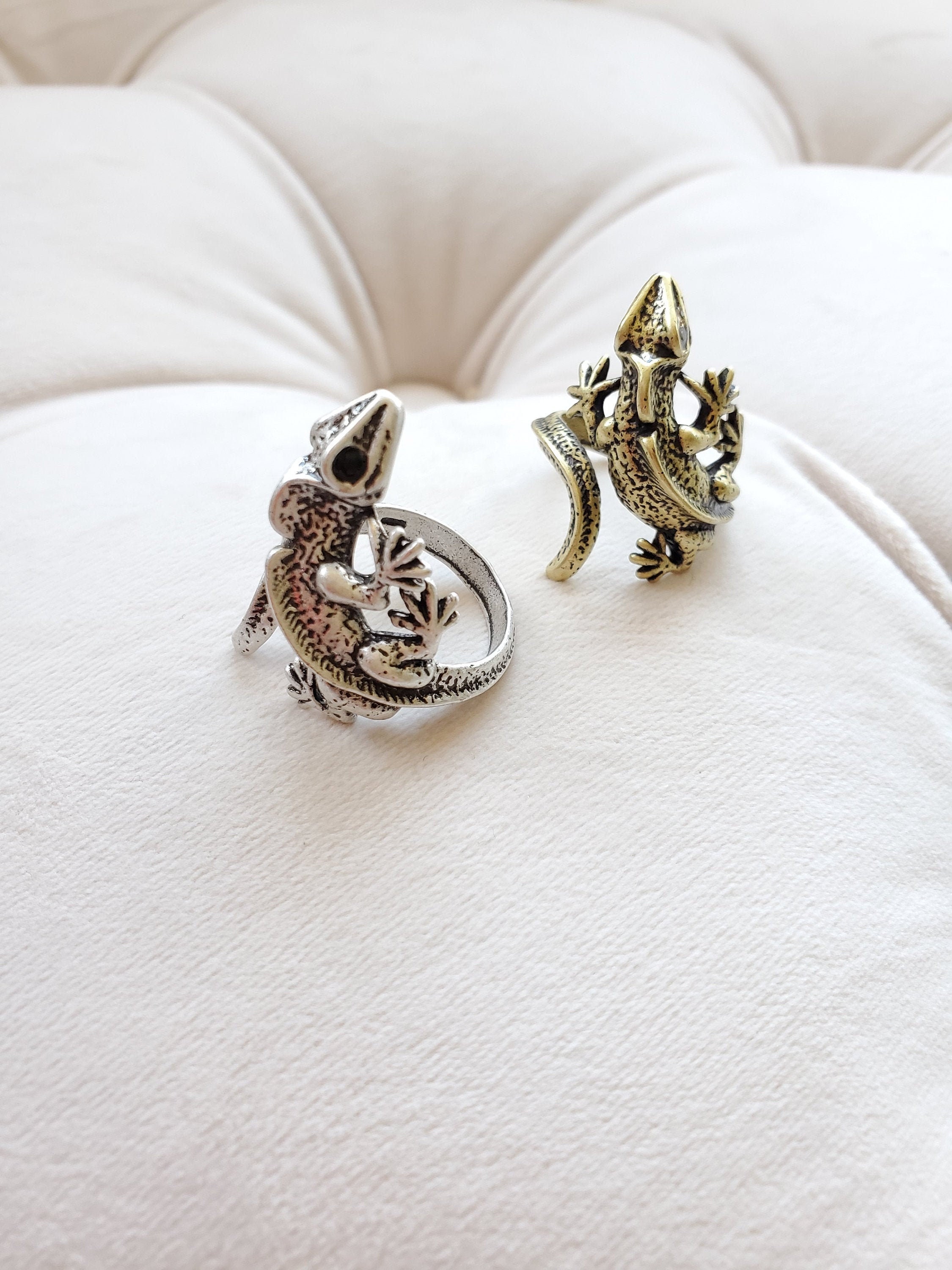 Komodo Dragon Lizard Ring - Etsy
