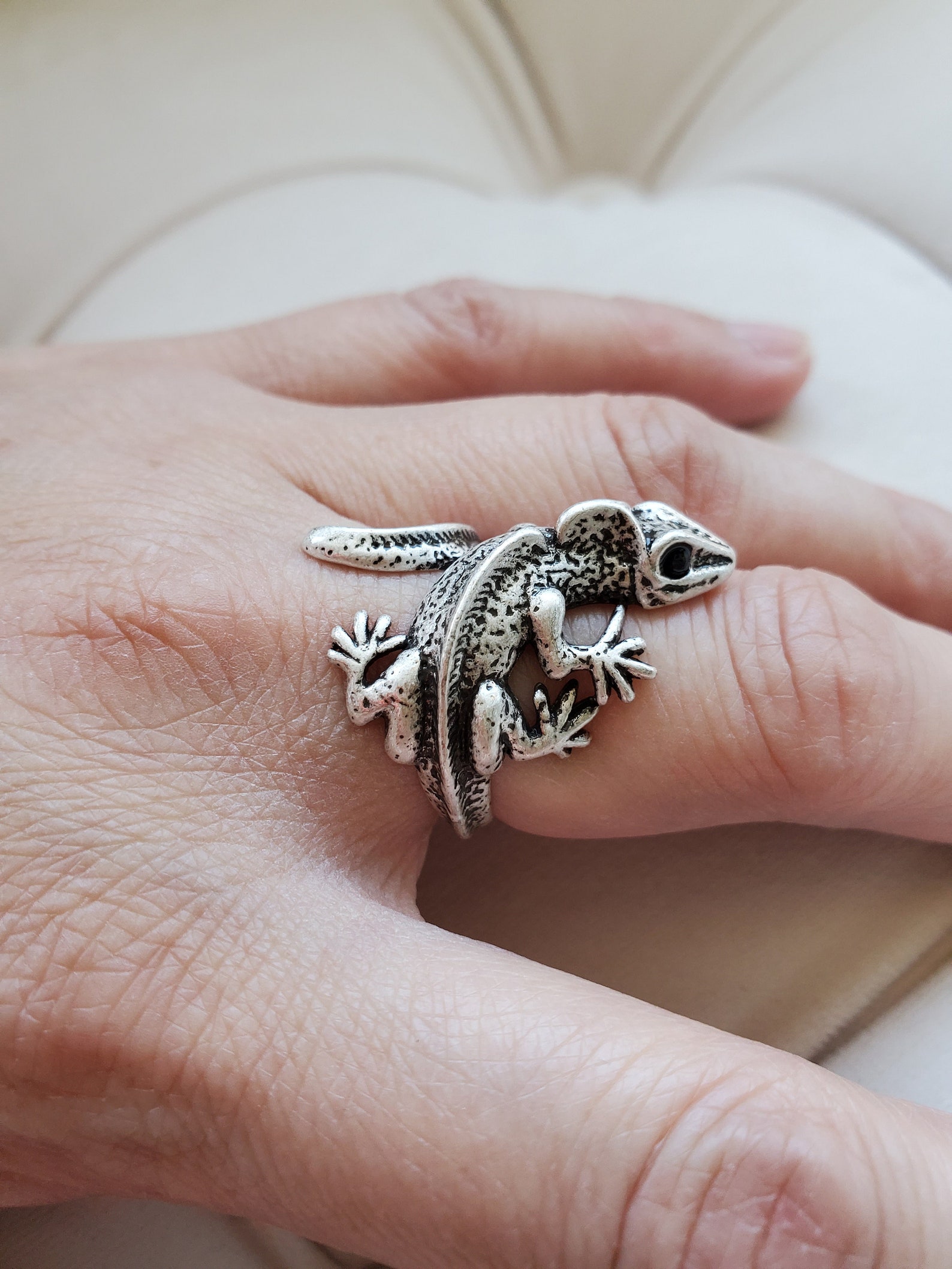 Komodo Dragon Lizard Ring - Etsy