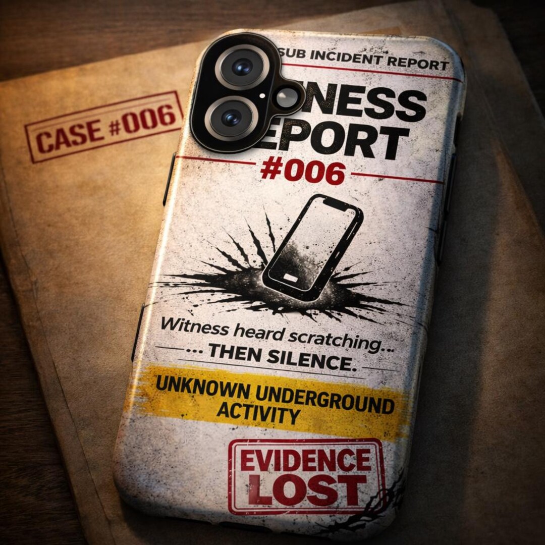 Witness Report Series #006 Phone Hard Case | Evidence Lost, Unknown ...