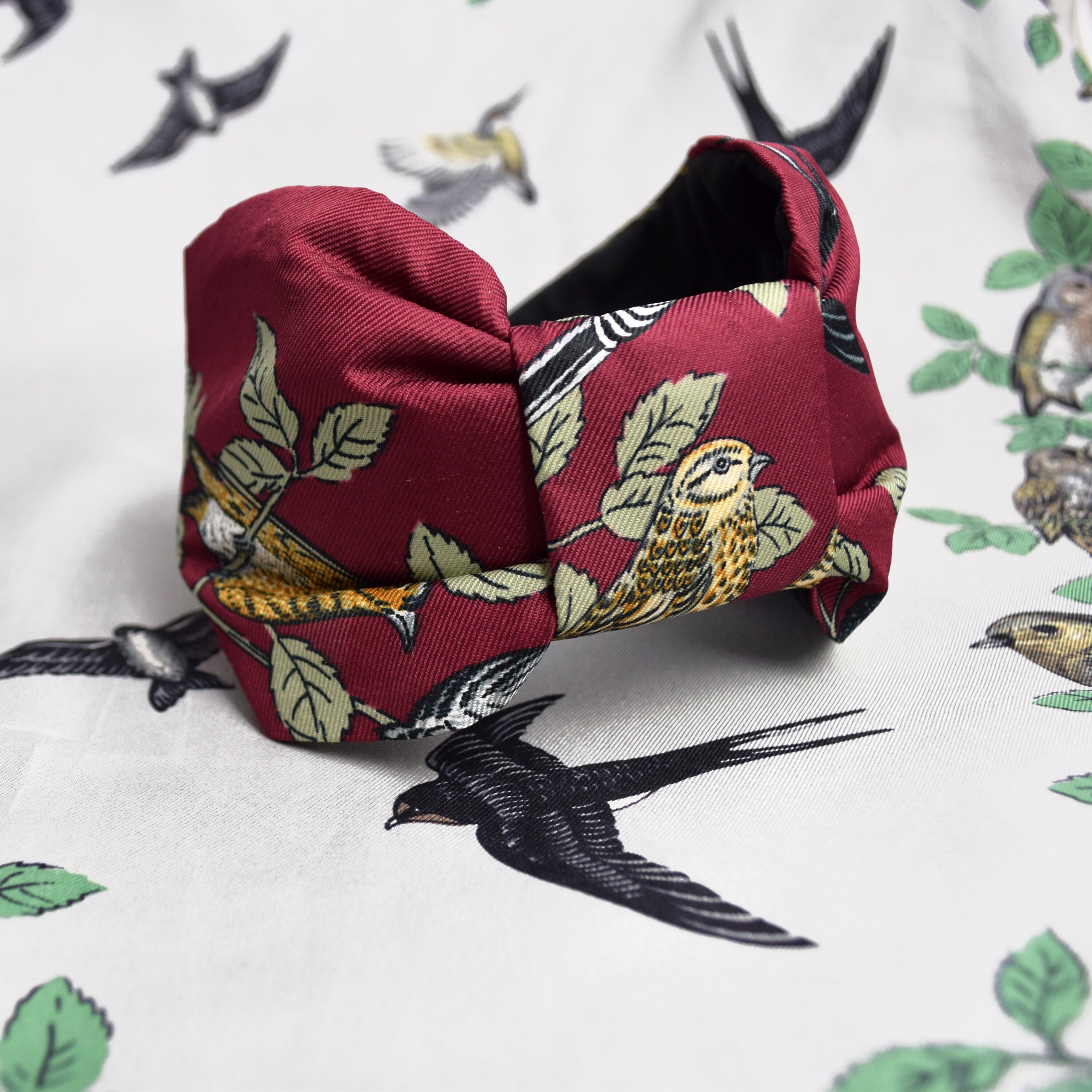 Bird Print Headband Headbands for Women Upcycled Bird of - Etsy Singapore