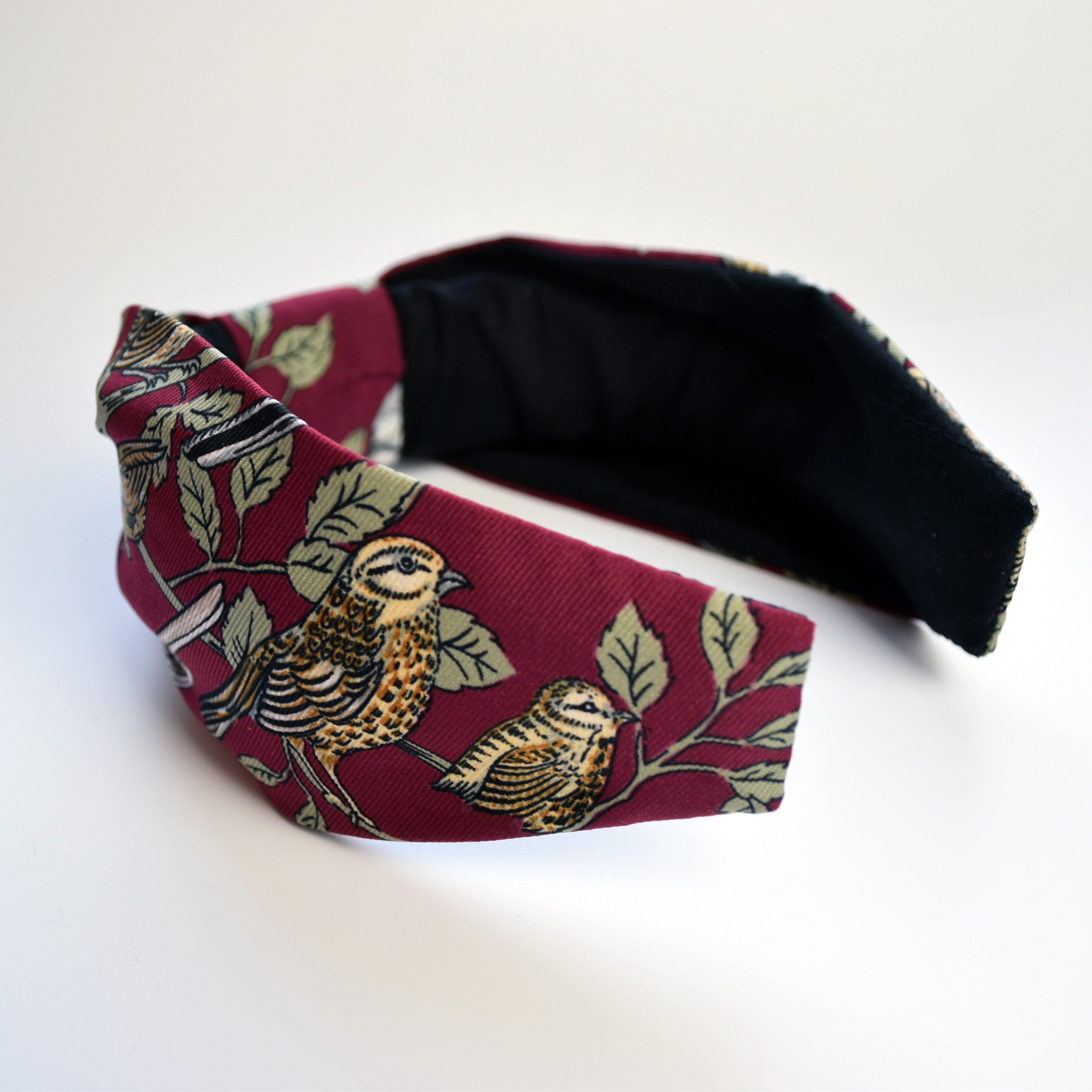 Bird Print Headband Headbands for Women Upcycled Bird of - Etsy Singapore