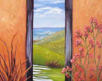 Door art print | Etsy