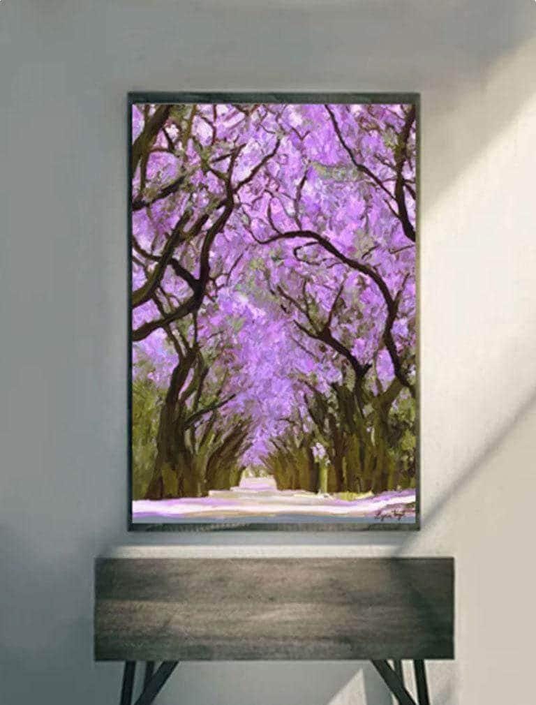 Jacaranda Tree Print: Giclée Fine Art Paper or Canvas - Etsy