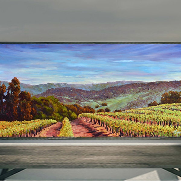 Vineyard Art - Etsy
