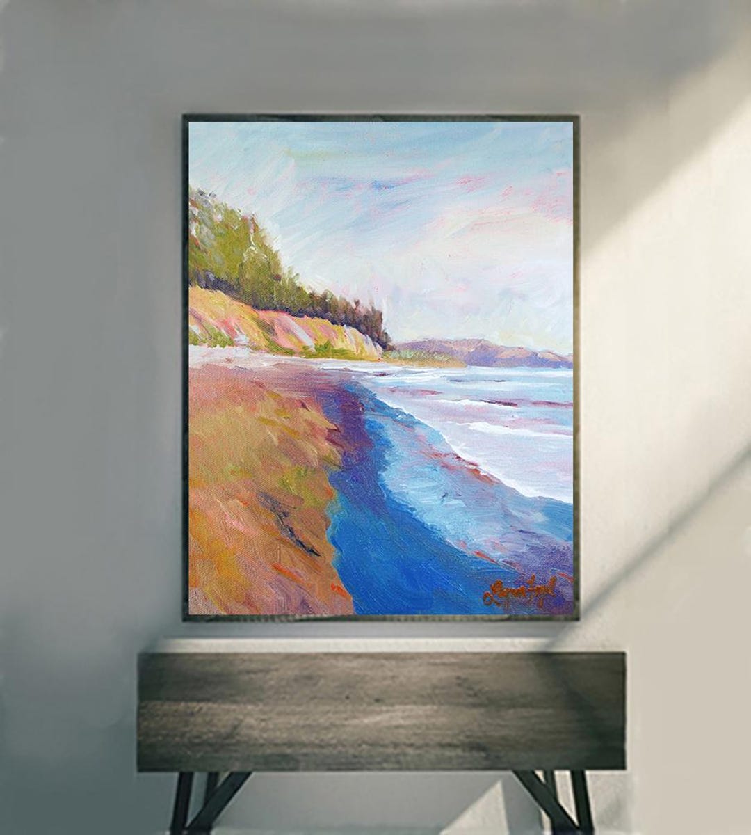 Goleta Beach Painting, Santa Barbara Art Print, Optional Framing - Etsy