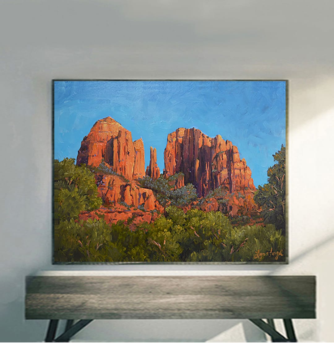 Sedona Cathedral Rock Sedona Wall Art Sedona Prints Sedona - Etsy