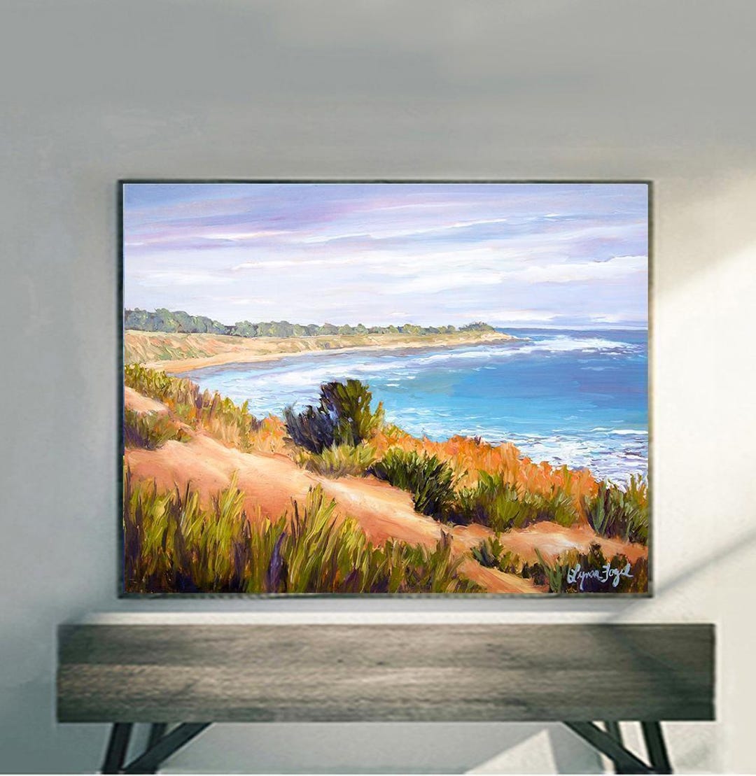 Goleta California Coastal Art Print, Ellwood Beach Scene - Etsy