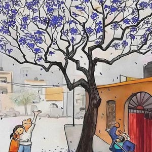Jacaranda Tree Prints on Fine Art Paper, Gallery Wrap Canvas and ...
