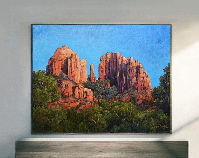 Sedona Cathedral Rock, Sedona Wall Art, Sedona Prints, Sedona Arizona ...