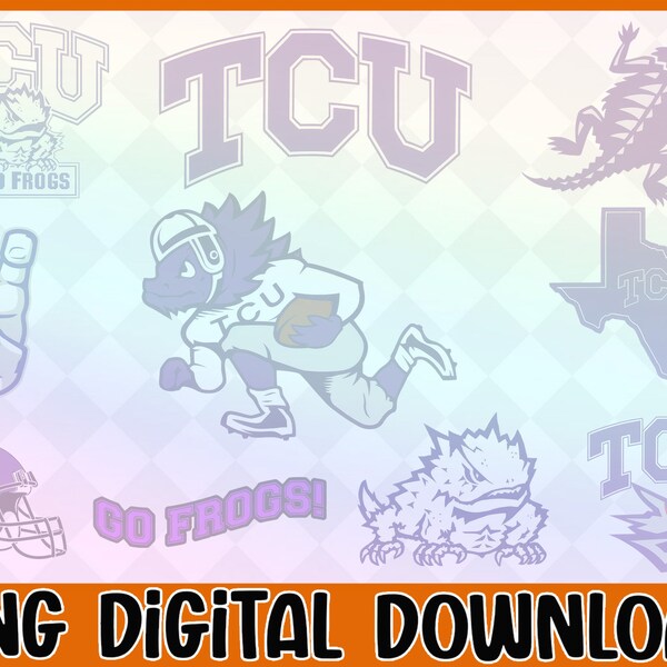 Tcu Stickers - Etsy