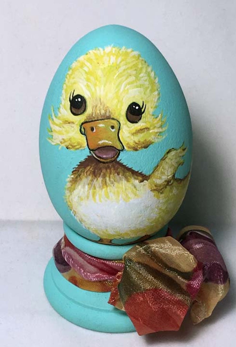 Handpainted Easter Egg, Chick - Etsy