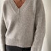 Knitting Pattern Dartmoor Sweater V Neck Top Down Knitting Drop ...