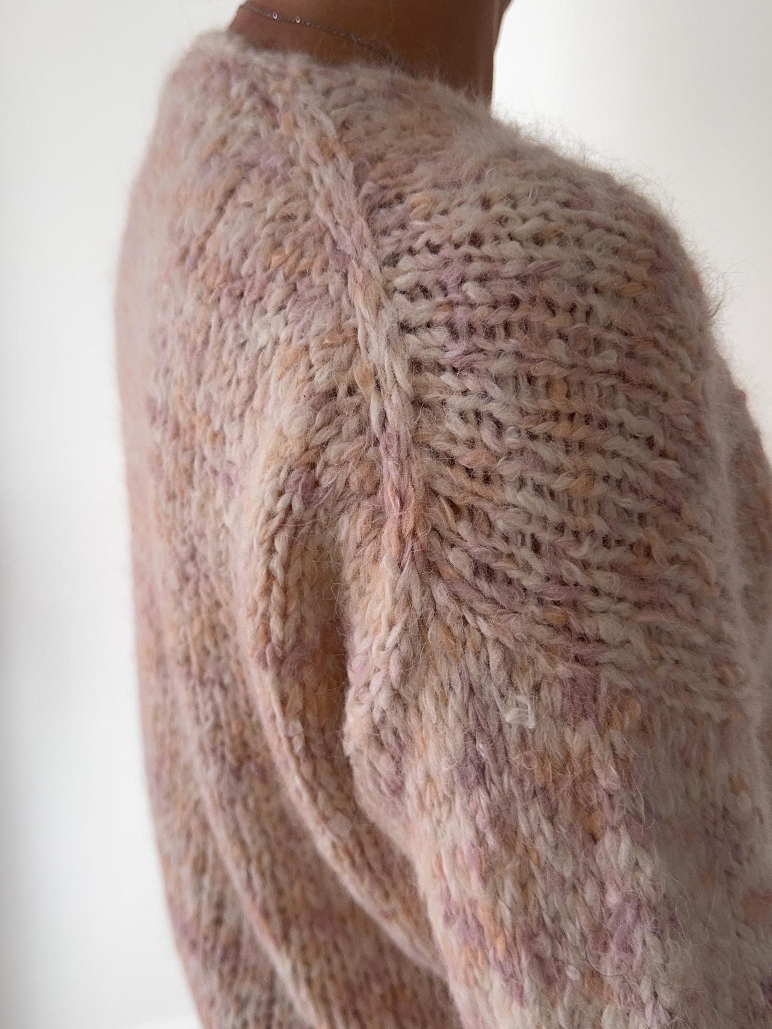 Knitting Pattern Instructions Twofold Sweater V Neck Top Down Knitting ...