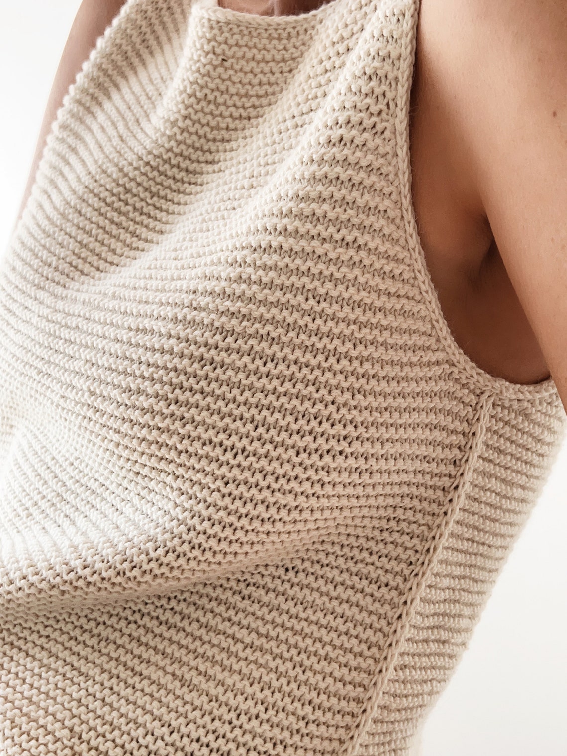 Knitting Pattern Soho Top Summer Knitting Top Down Knitting - Etsy