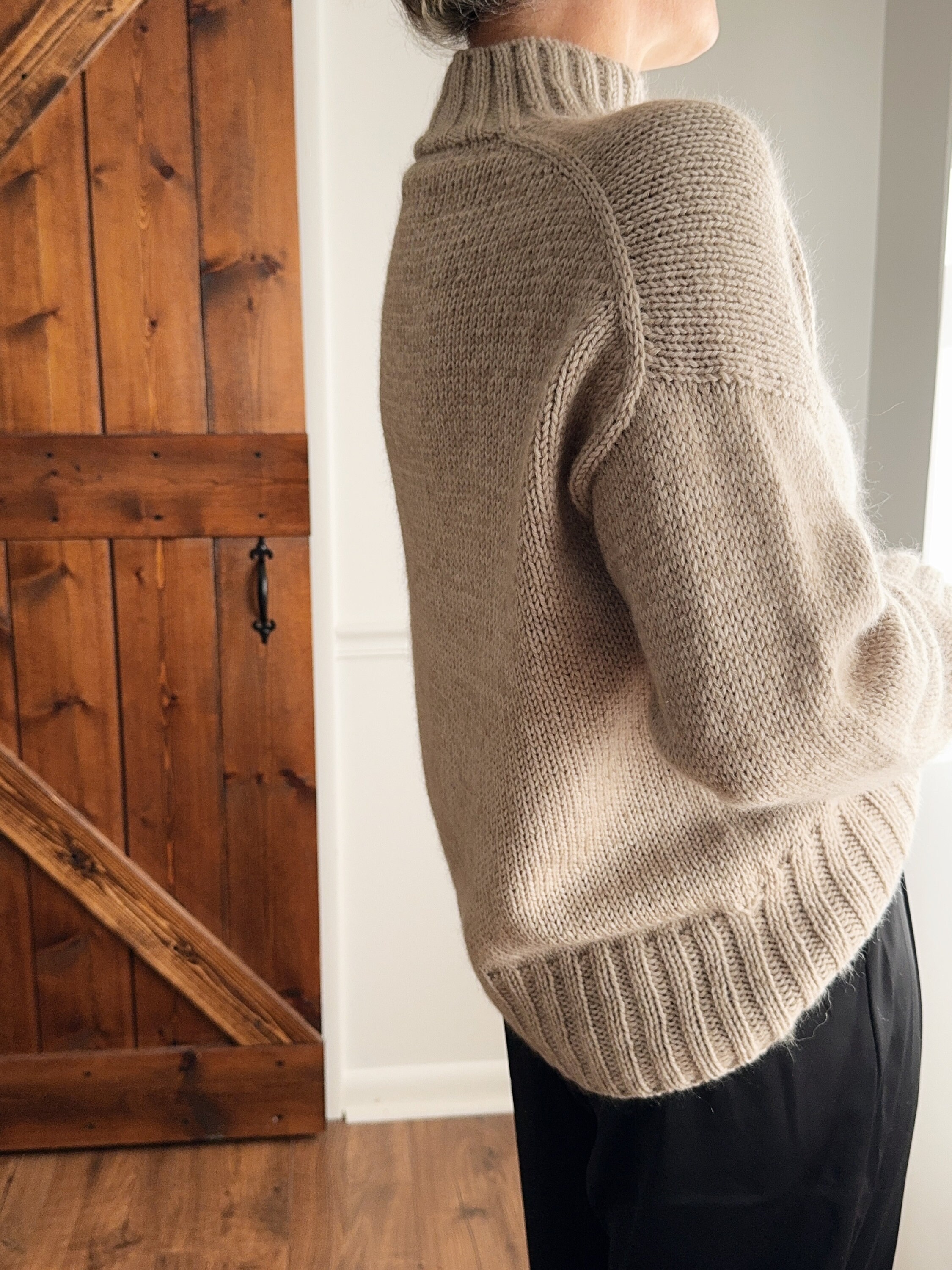 Knitting Pattern Instructions Lenon Sweater Top Down Knitting Pattern ...