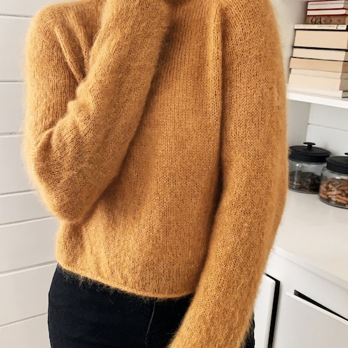 Bison Sweater Knitting Pattern. Easy Top-down Raglan Sweater. - Etsy