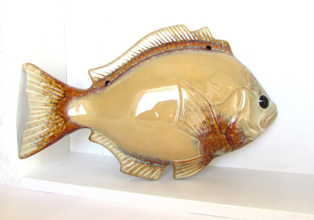 Flounder Very Lifelike Ceramic Fish Decorative Wall Art - Etsy