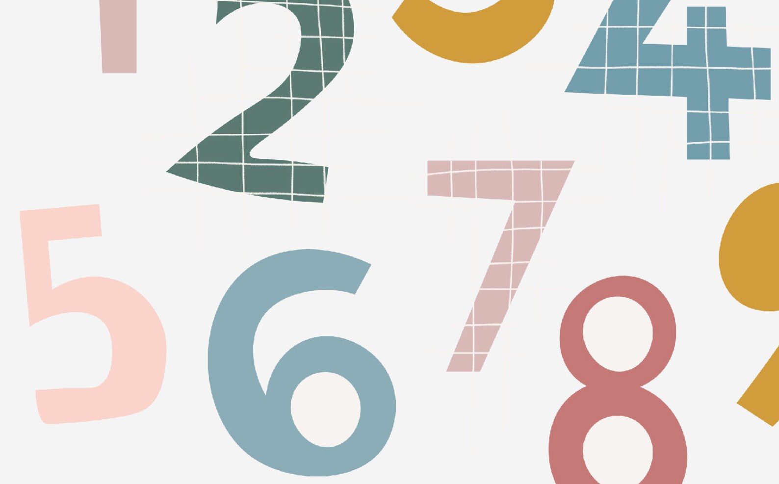 Number Printable Art Numbers Print Nursery Print Number - Etsy