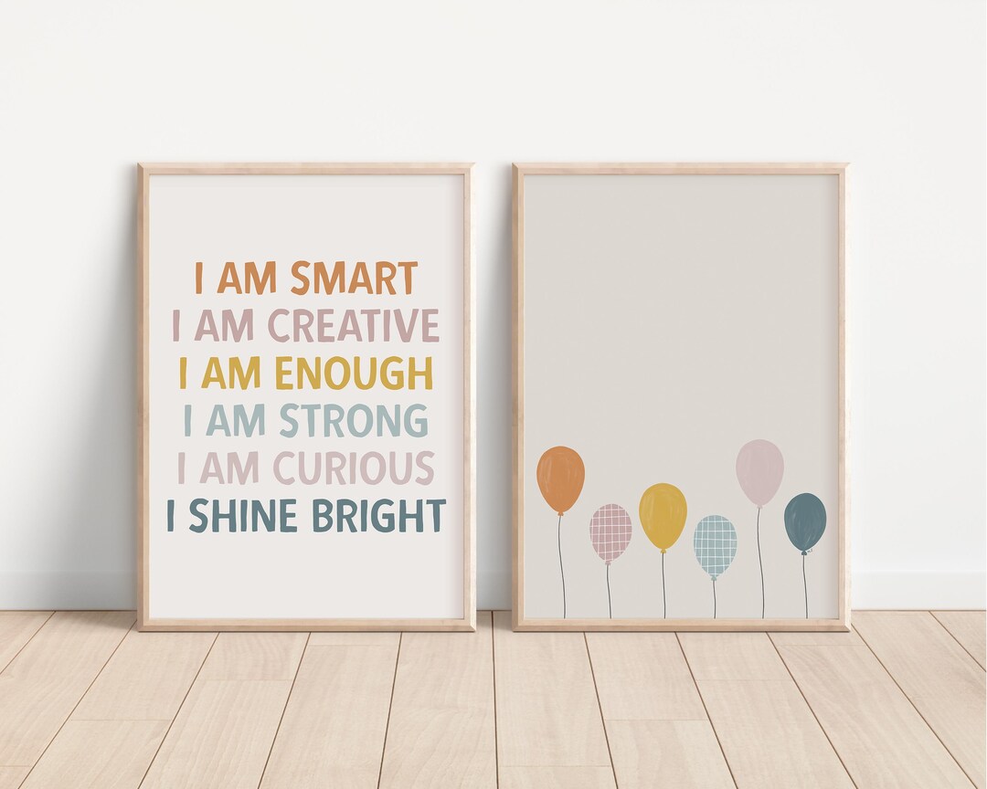 Positive Affirmation Poster, Emotional Regulation, Calming Corner ...