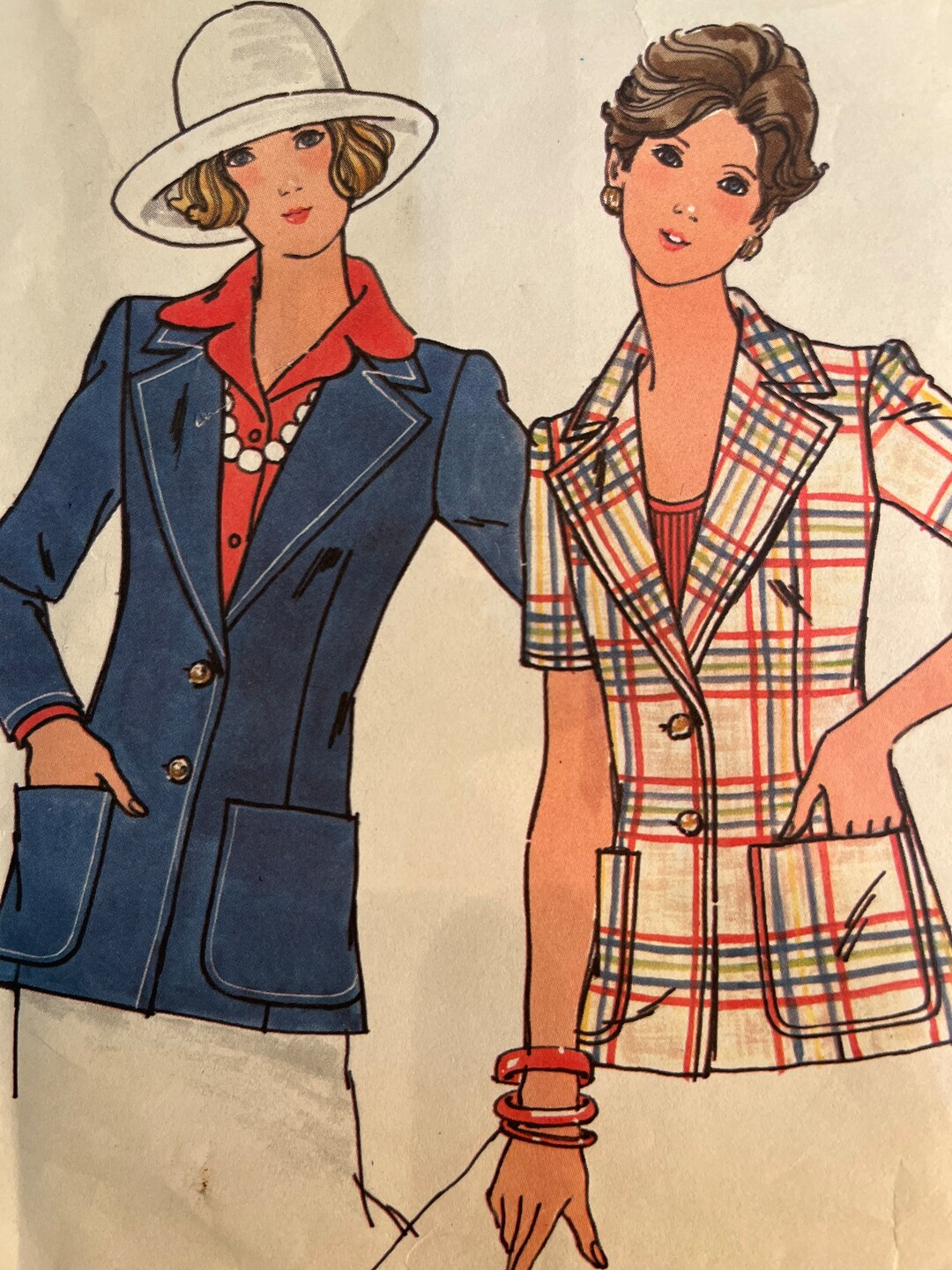 1970s Misses Jacket - Butterick Pattern 5747 - Size 16 - Etsy