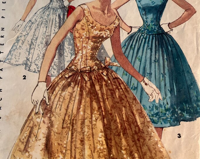 1954 Girls Crinoline Slips and Petticoats Mccalls Pattern 1931 Size 8 ...