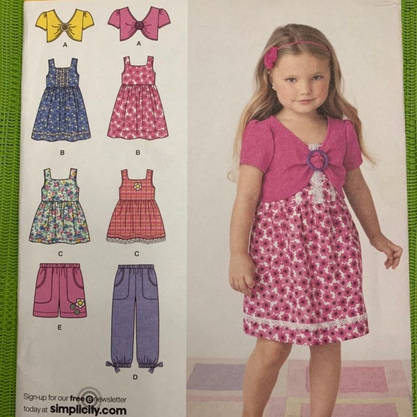 1969 Childs and Girls Jumper or Vest, Skirt and Pants Simplicity ...