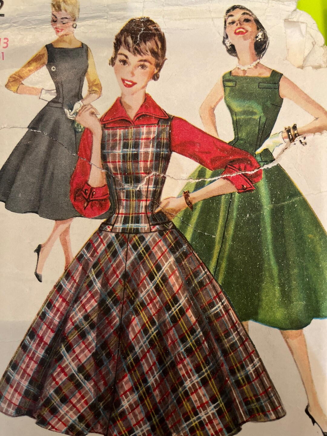 1955 Junior Misses’ and Misses’ One-piece Dress, Jumper and Blouse ...