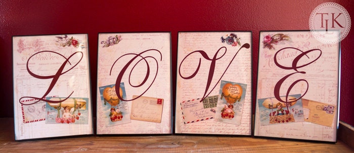 Valentine Love Letters Digital Banner - Etsy