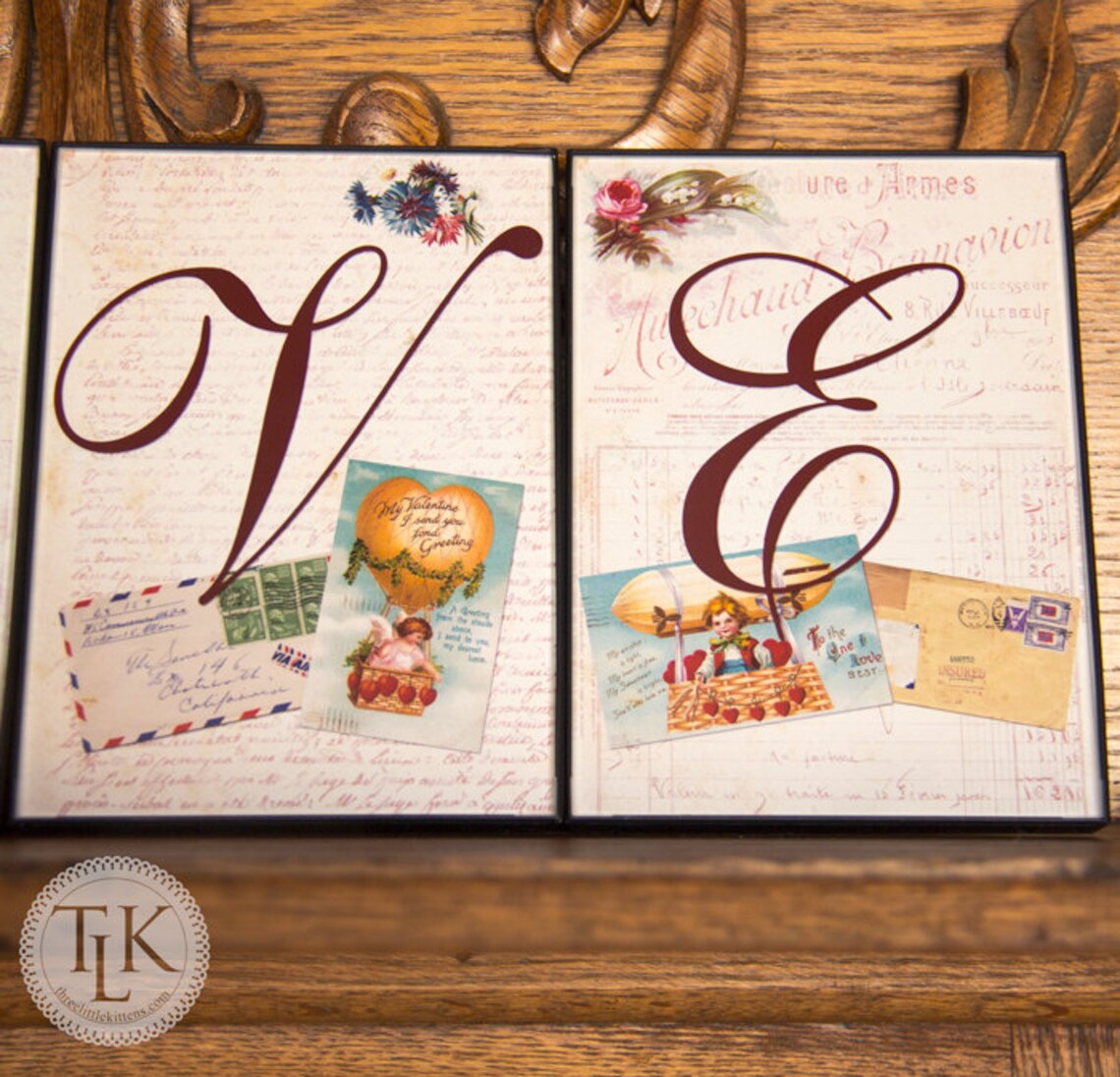 Valentine Love Letters Digital Banner - Etsy