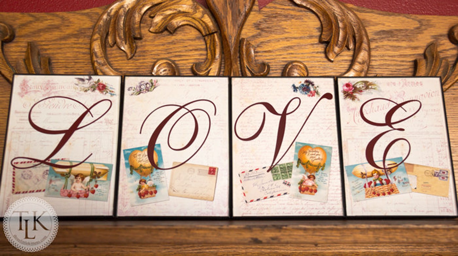 Valentine Love Letters Digital Banner - Etsy