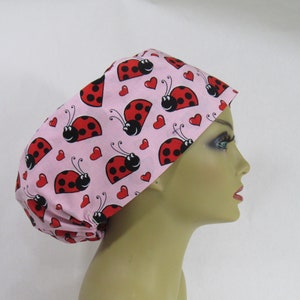 Lady Bug, Women Scrub Hat, Surgical Cap, Medical Scrub Hat, USA Made - Etsy