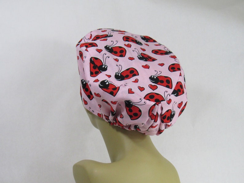 Lady Bug, Women Scrub Hat, Surgical Cap, Medical Scrub Hat, USA Made - Etsy