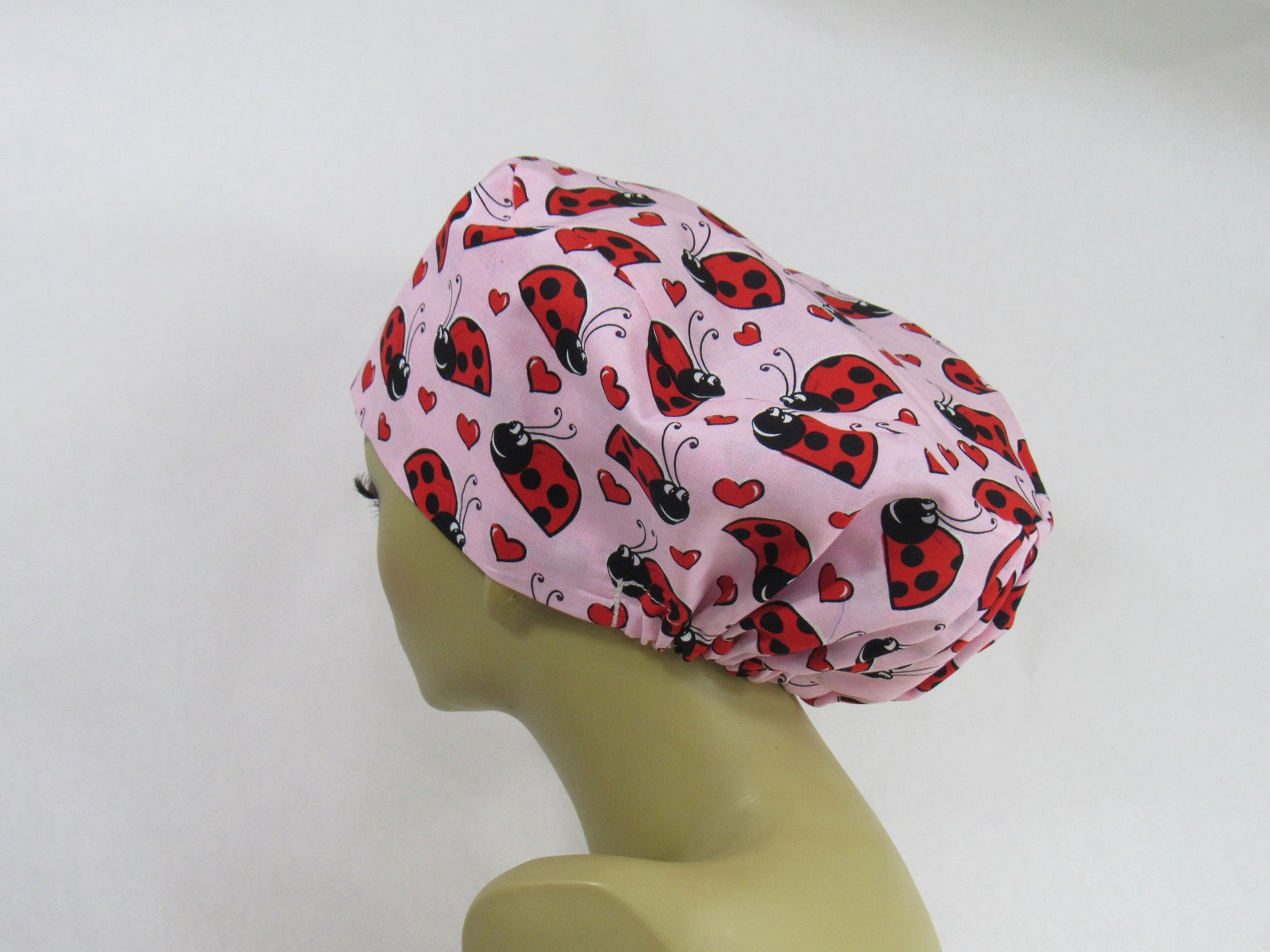 Lady Bug, Women Scrub Hat, Surgical Cap, Medical Scrub Hat, USA Made - Etsy
