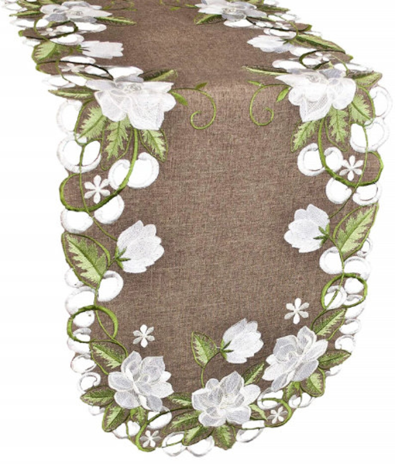 Beautiful Farmhouse Cottage Magnolia and Green Leaves Runners - Etsy