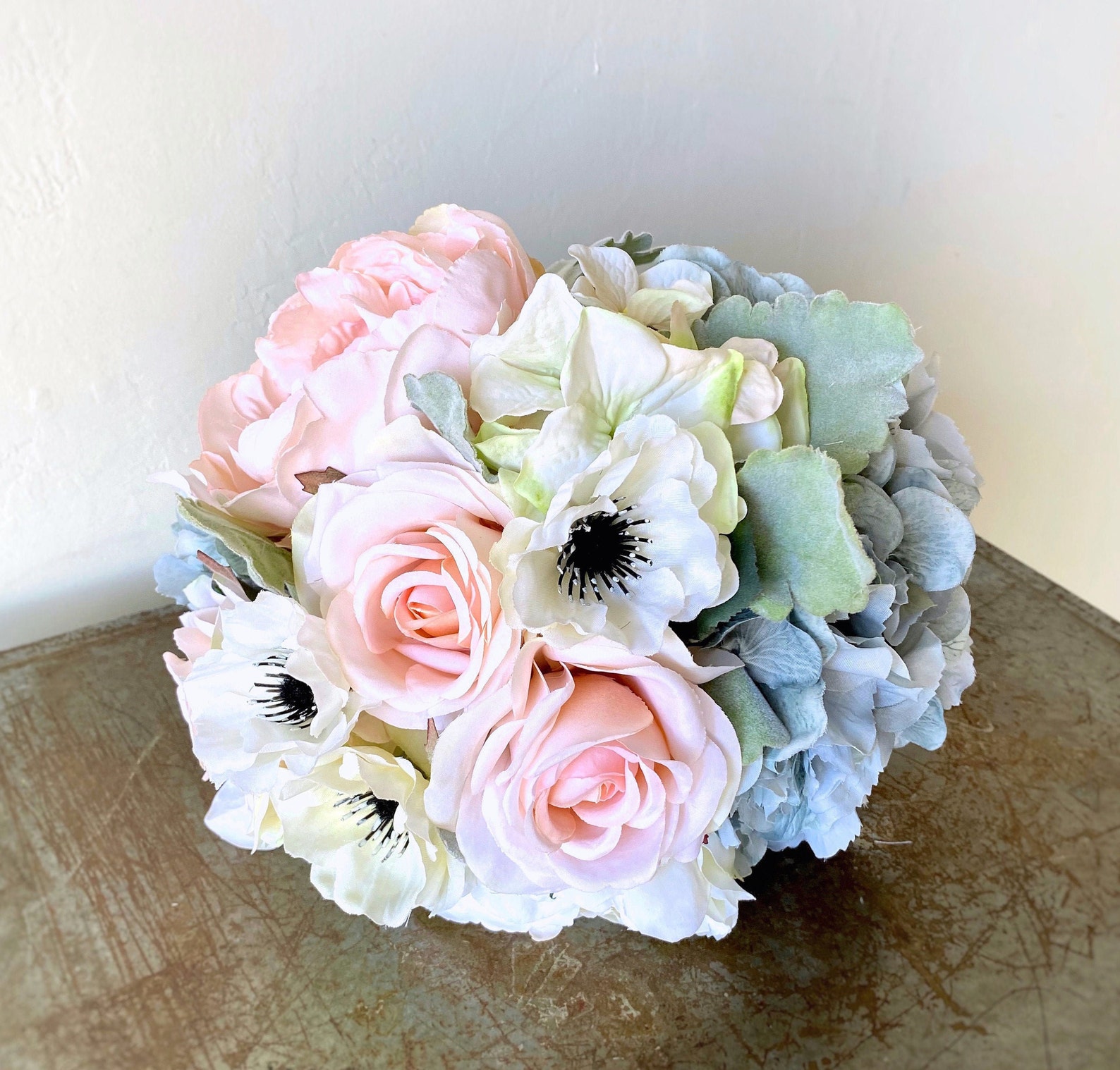 Bride Bouquet Artificial Wedding Bouquet : A Classic Garden - Etsy