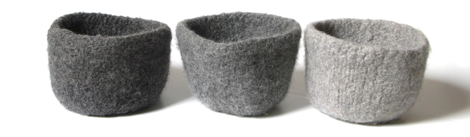 KNIT Felted Bowl PATTERN / Tutorial - Nesting Bowls - Make Five ...