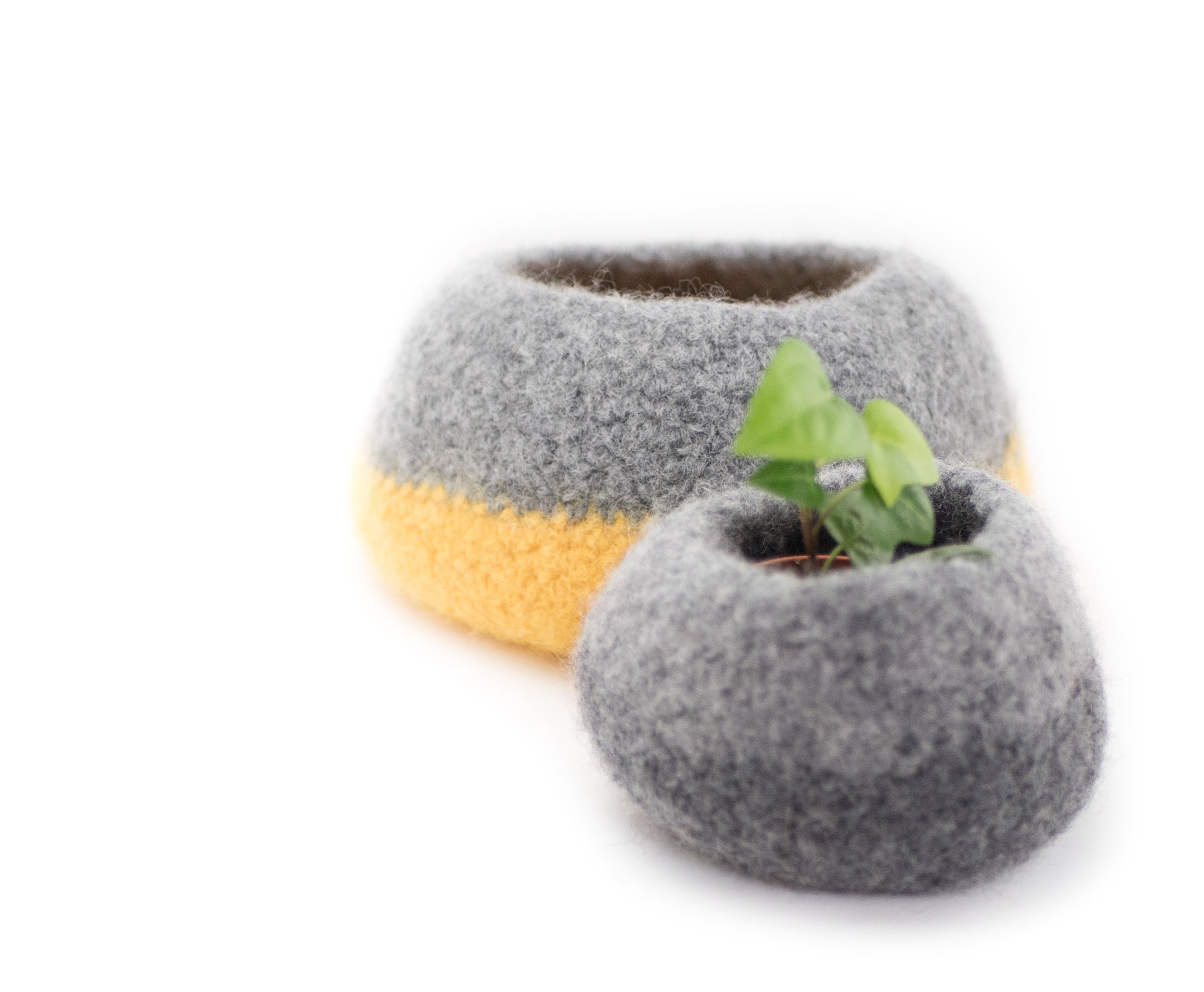 CROCHET Felted Bowl PATTERN Pod Bowls Tutorial - Nesting Bowls - Make ...