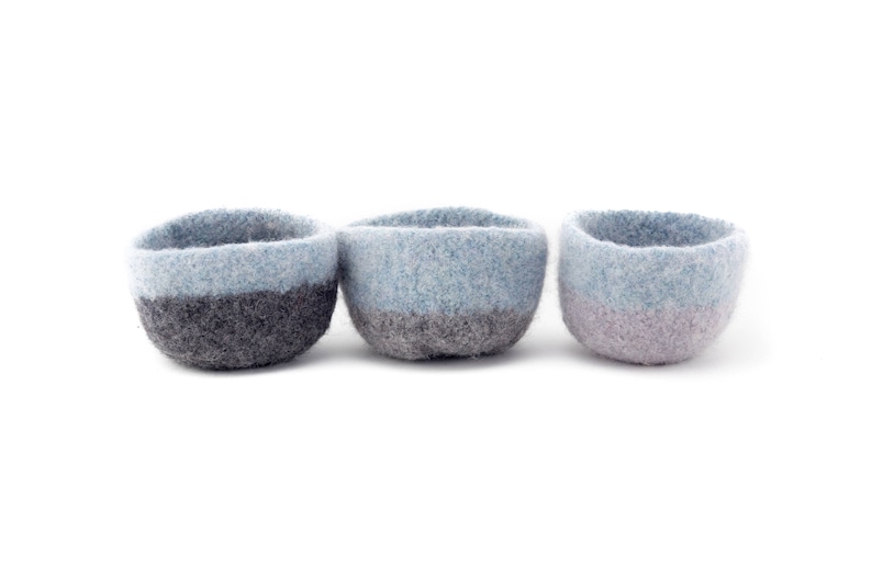 KNIT Felted Bowl PATTERN / Tutorial - Nesting Bowls - Make Five ...