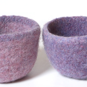 KNIT Felted Bowl PATTERN / Tutorial - Nesting Bowls - Make Five ...