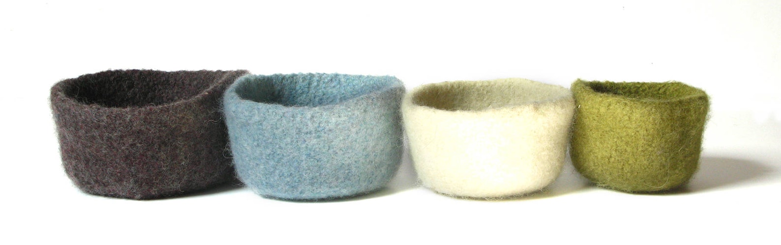 KNIT Felted Bowl PATTERN / Tutorial - Nesting Bowls - Make Five ...
