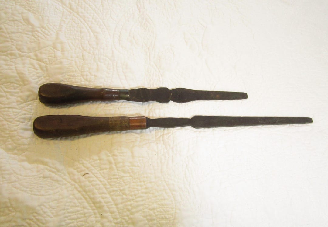 Antique Wooden and Steel Turn Screws or Screwdrivers - Etsy
